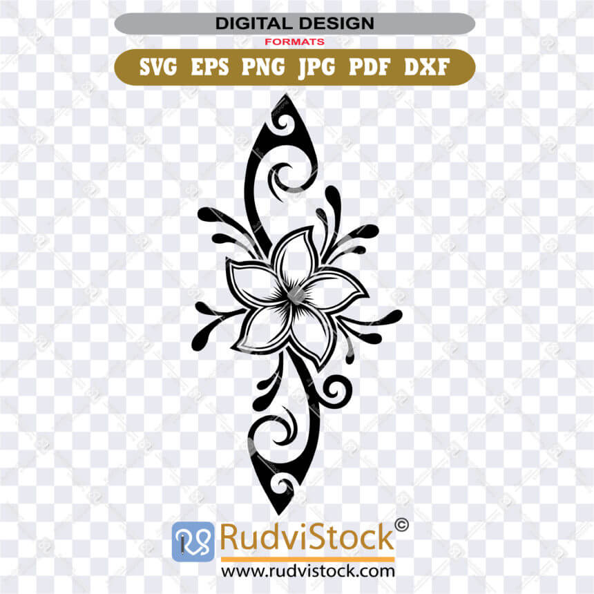 Polynesian SVG Frame for Digital and Print Designs Easily | Rudvistock